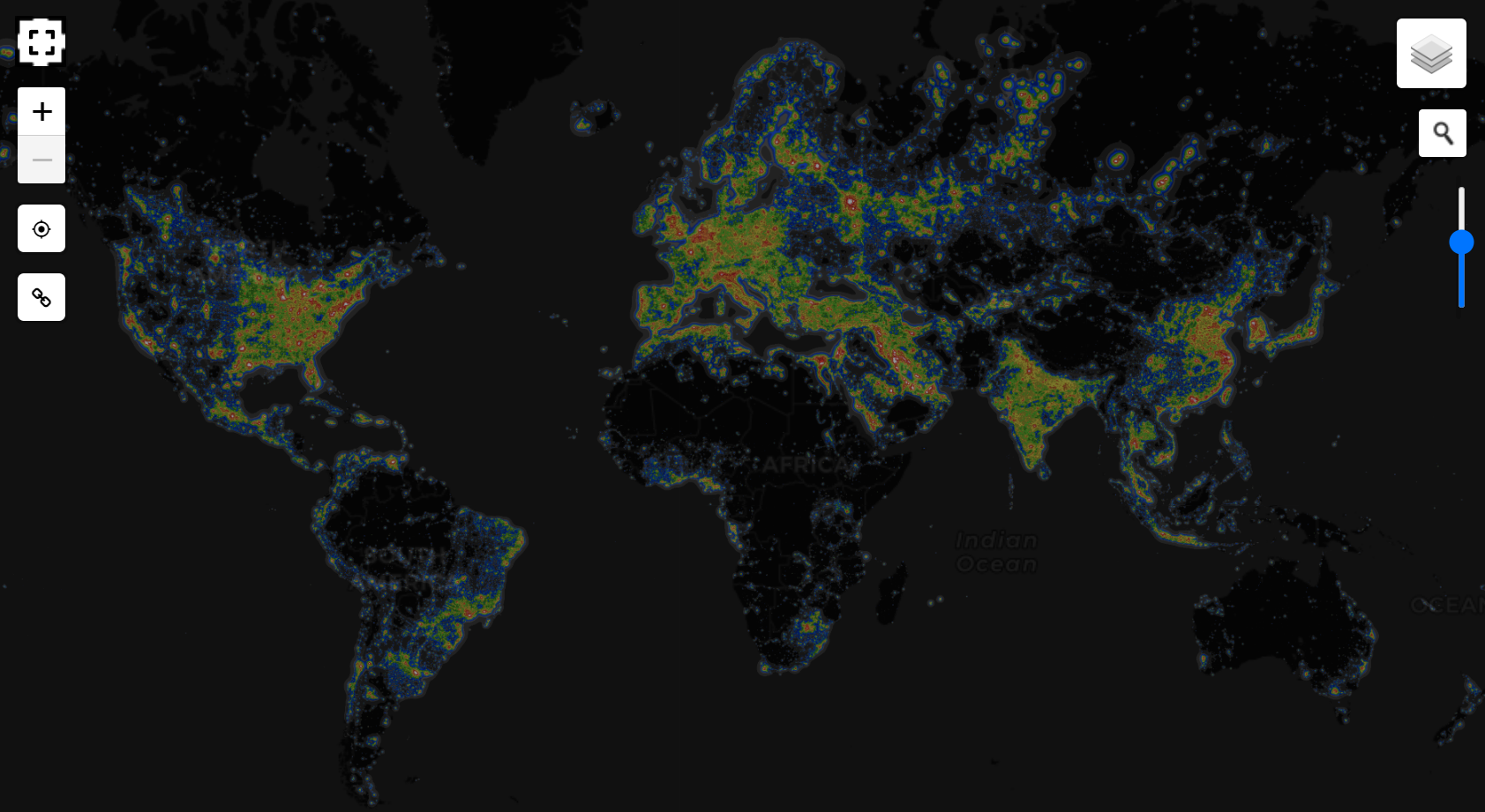 Dark Site Finder – Light Pollution Maps